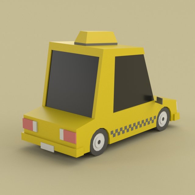 Low poly Cars 01 3D Model in Compact Cars 3DExport