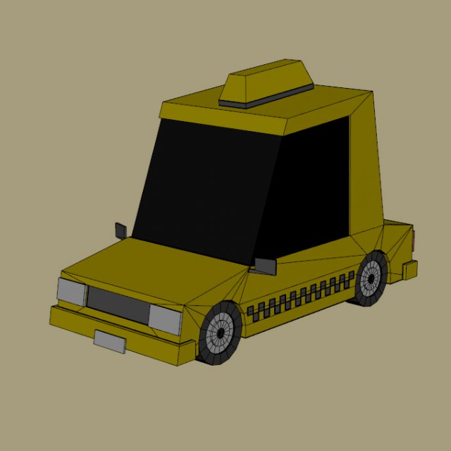 Low poly Cars 01 3D Model in Compact Cars 3DExport
