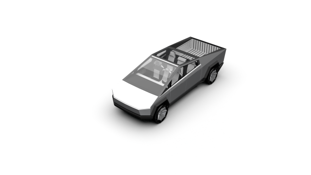 TESLA CYBER TRUCK 3D Model in Concept 3DExport