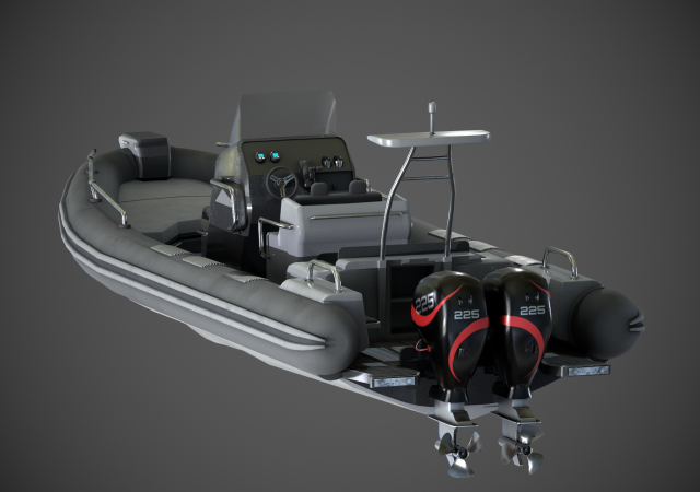 Speed Boat 3D Model in Boats 3DExport