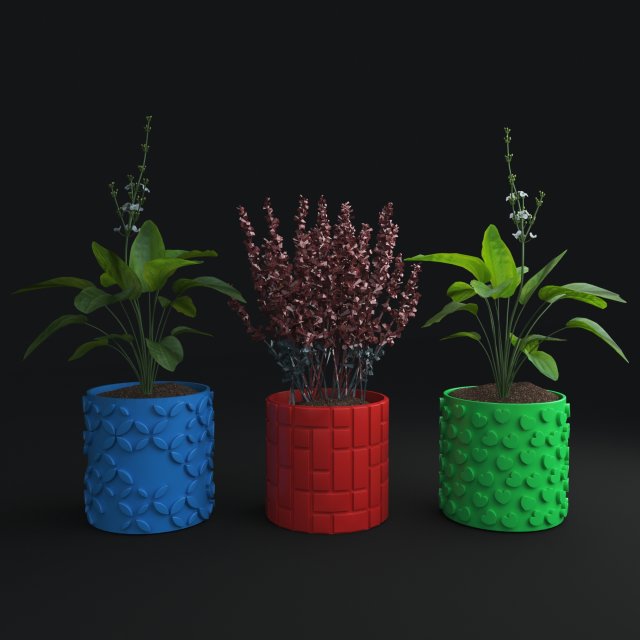 3D Printed STL File for Unique Pot and Vase Design Modelo de impresión ...