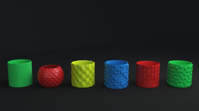 3D Printed STL File for Unique Pot and Vase Design 3D Print Model in ...