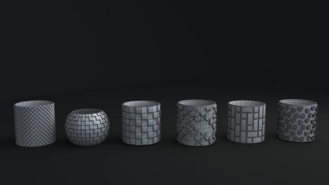 3D Printed STL File for Unique Pot and Vase Design Modelo de impresión ...