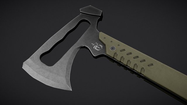 Tomahawk 3D Model in Melee 3DExport