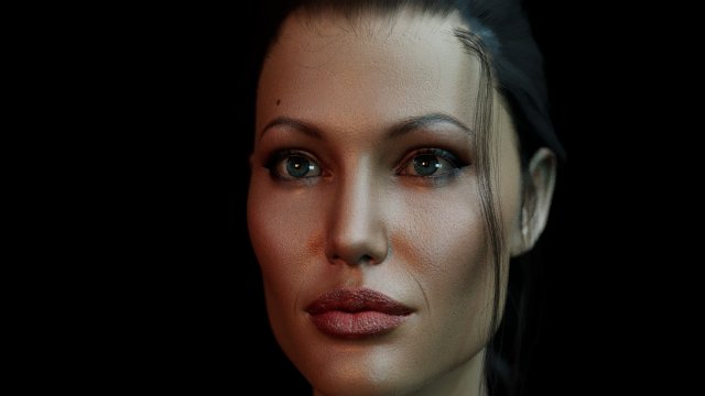 Lara Croft 3D Model in Other 3DExport