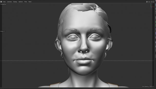 Miley Cyrus 3D Model in Woman 3DExport