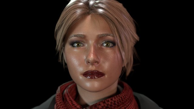 Hayden Panettiere sam giddings 3D Model in Woman 3DExport