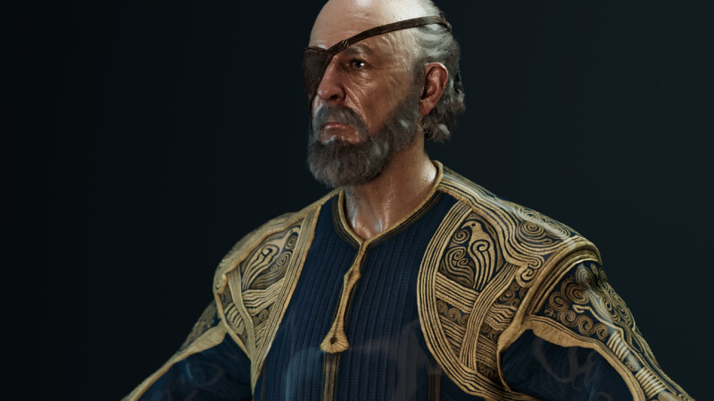 Odin 3D Model in Fantasy 3DExport