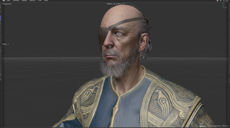 Odin 3D Model in Fantasy 3DExport