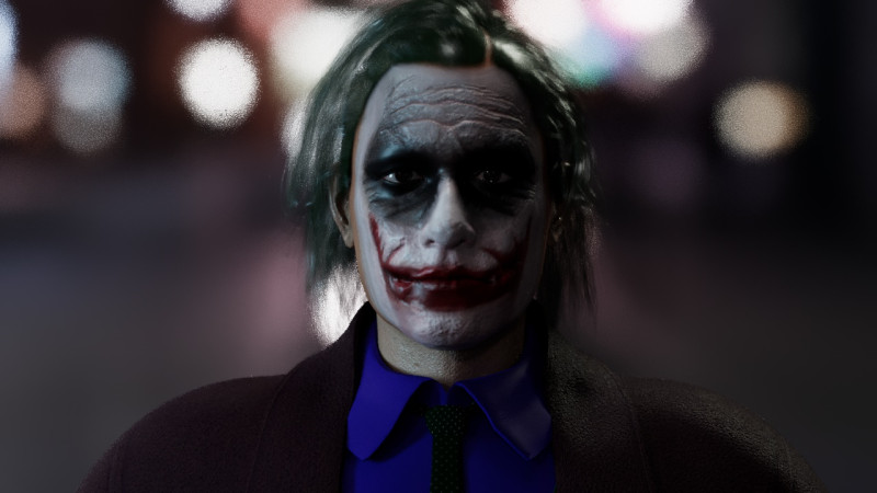 The Joker 3D Model in Man 3DExport