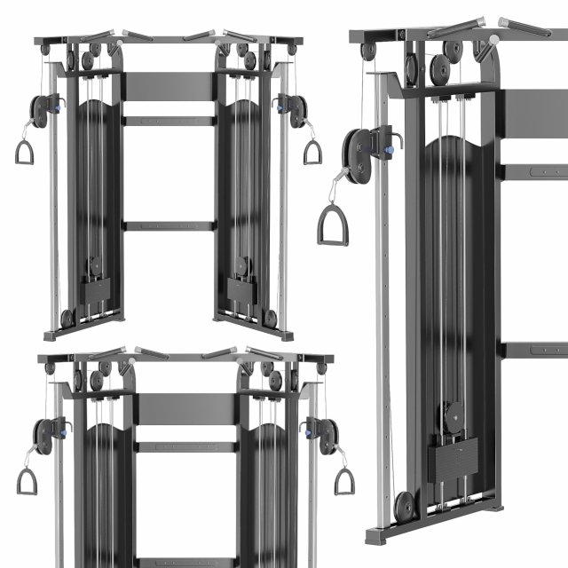 Complex for functional training 3D Model in Sports Equipment 3DExport