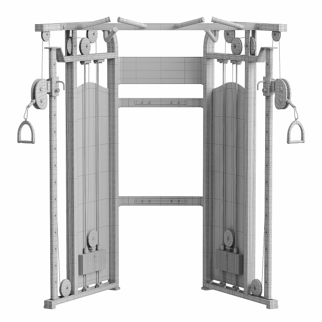 Complex for functional training 3D Model in Sports Equipment 3DExport