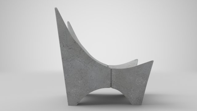 Stone Bench BKF 2000 3D Model in Outdoor items 3DExport