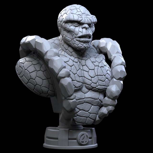 STL THING FANTASTIC FOUR BUST 3D PRINT Modelo de impresión 3D in ...