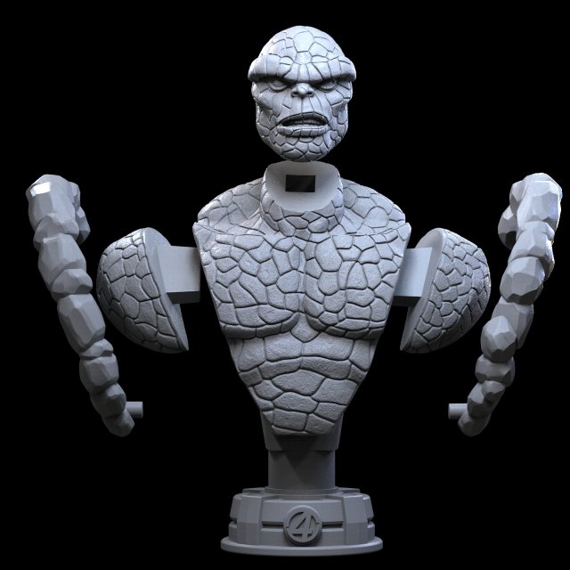 STL THING FANTASTIC FOUR BUST 3D PRINT Modelo de impresión 3D in ...