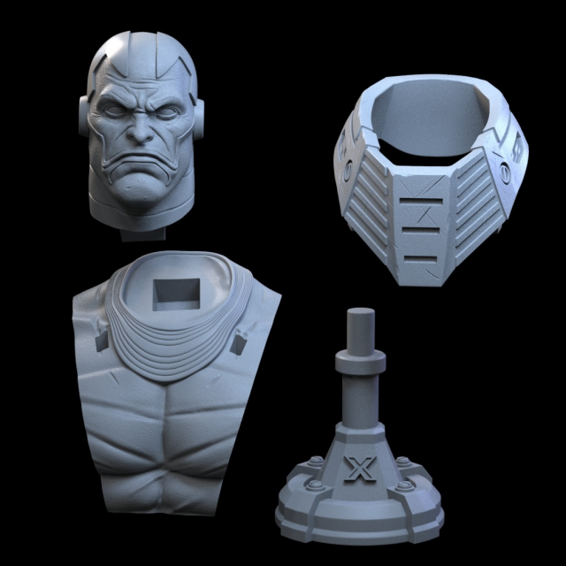 STL APOCALIPSE X- MEN BUST 3D PRINT 3D Print Model in Man 3DExport