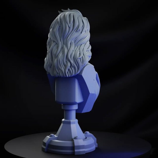 STL ROGUE X-MEN BUST 3D PRINT 3D Print Model in Woman 3DExport