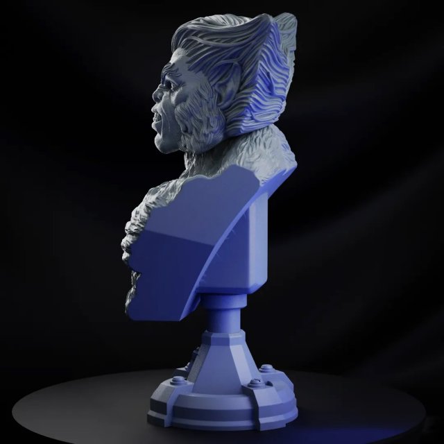 STL BEAST X-MEN BUST 3D PRINT 3D Print Model in Monsters & Creatures 3DExport