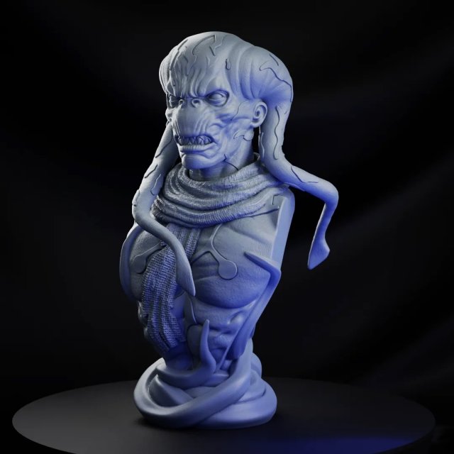 STL GORR COMICS BUST 3D PRINT 3D Print Model in Monsters & Creatures 3DExport