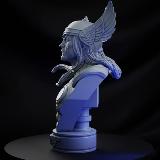 STL THOR CLASSIC BUST 3D PRINT 3D Print Model in Man 3DExport