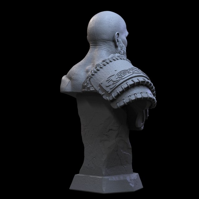 STL KRATOS - GOW RAGNAROK 3D PRINT 3D Print Model in Man 3DExport