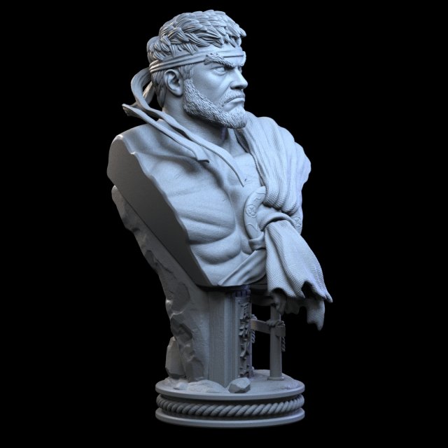 STL RYU STREET FIGHTER 6 3D PRINT Modello di stampa 3D in Uomo 3DExport