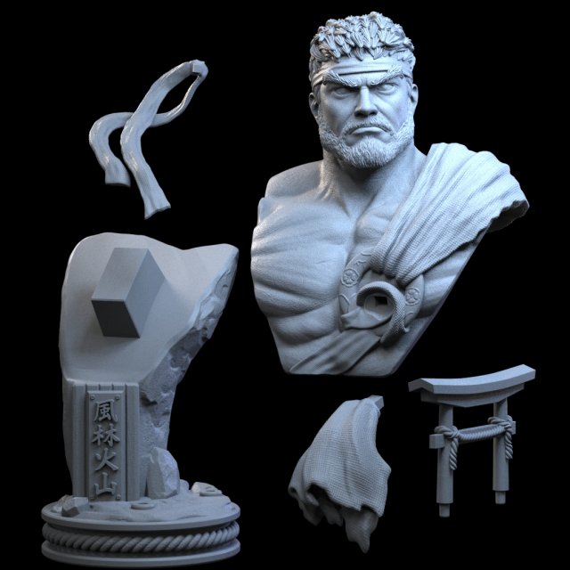 STL RYU STREET FIGHTER 6 3D PRINT Modello di stampa 3D in Uomo 3DExport