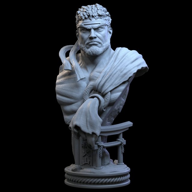 STL RYU STREET FIGHTER 6 3D PRINT Modello di stampa 3D in Uomo 3DExport