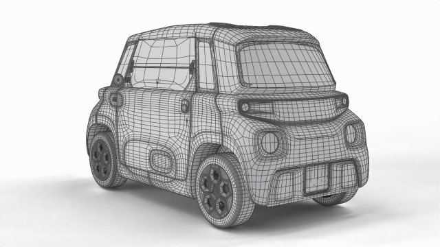 Citron Ami 2020 3D Model in Compact Cars 3DExport