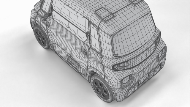 Citron Ami 2020 3D Model in Compact Cars 3DExport