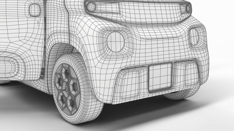 Citroen Ami 2020 Police HQ interior 3D Model in Compact Cars 3DExport