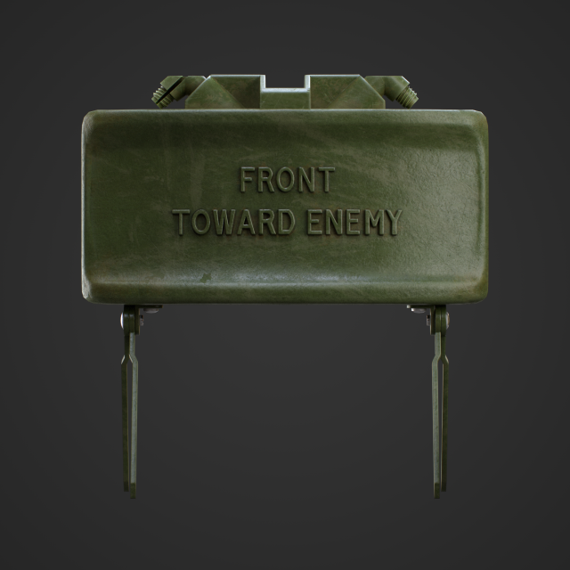 M18A1 Claymore Mine 3D Game Ready Model 3D Model in Accessories 3DExport