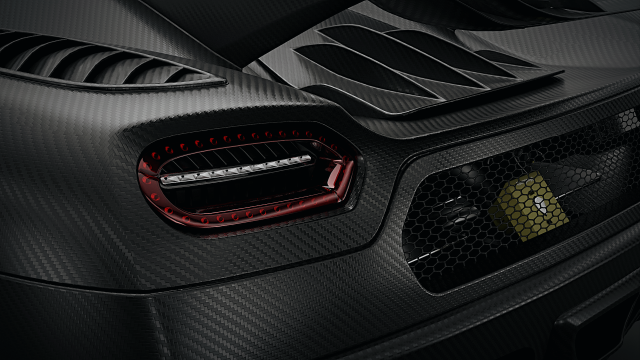 Koenigsegg One 1 Full Exposed Carbon - Interior and Engine Bay 3D Model ...