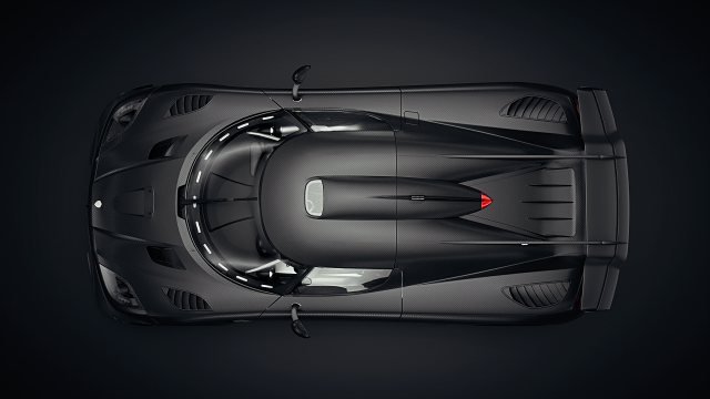 Koenigsegg One 1 Full Exposed Carbon - Interior and Engine Bay 3D Model ...