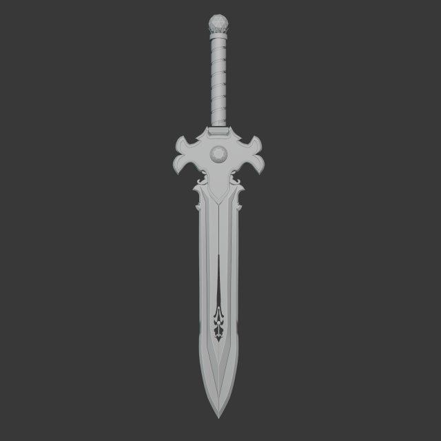 Royal Sword 3D Model in Accessories 3DExport