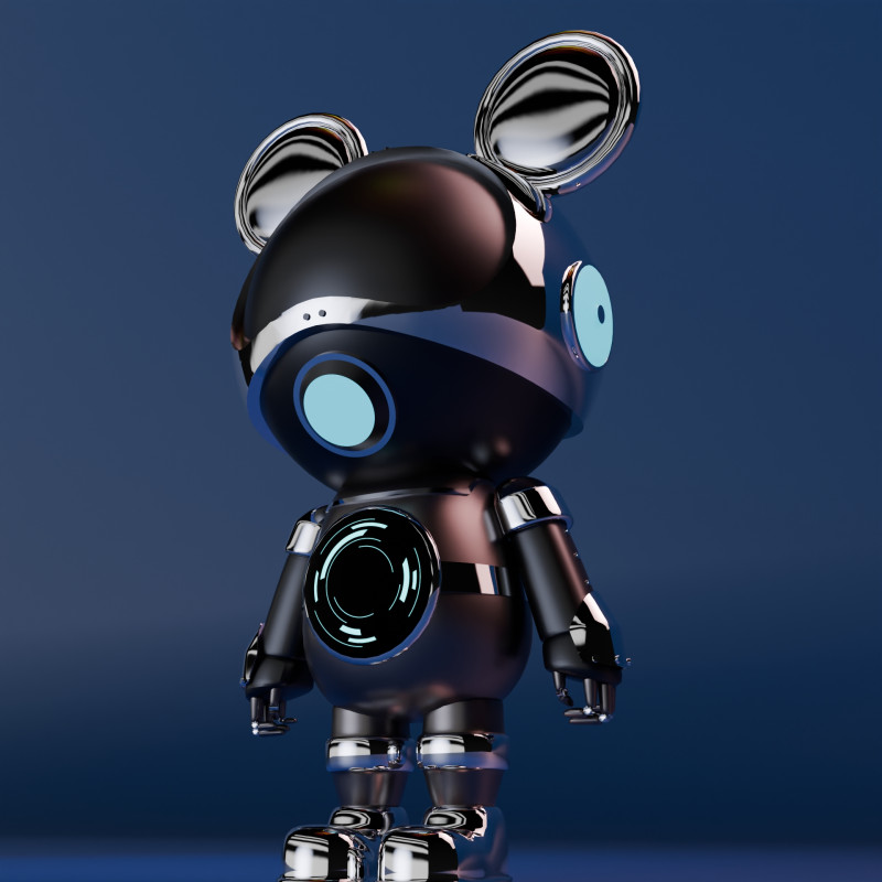 Robot model 3D Model in Robot 3DExport