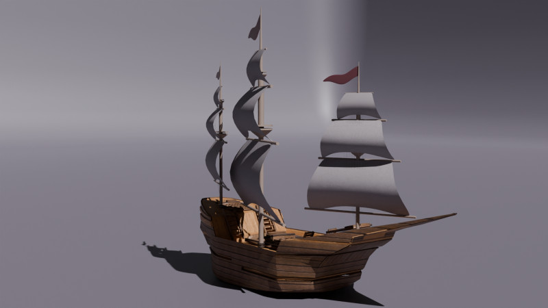 Wooden Boat 3D Model in Boats 3DExport