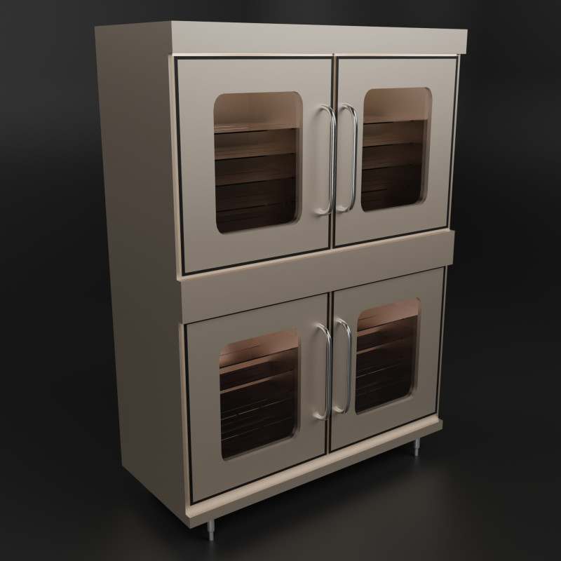 Stack convection ovens 3Dモデル in 台所 3DExport