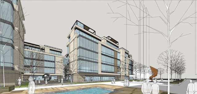 SU model of modern single-family office building 3D Model in Buildings ...