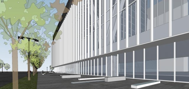 SU model of the Guomao Phase III office building building 3D Model in ...