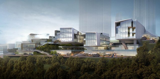 SU model of headquarters base office and commercial buildings 3D Model ...