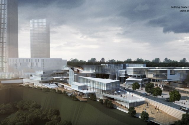 SU model of headquarters base office and commercial buildings 3D Model ...