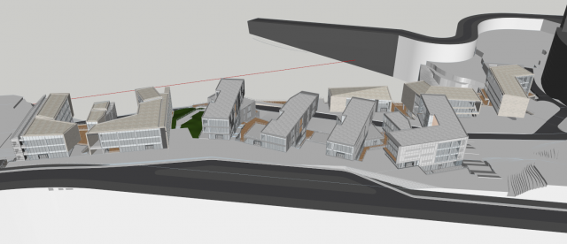 SU model of headquarters base office and commercial buildings 3D Model ...