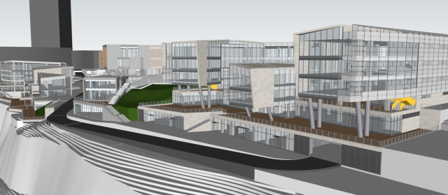 SU model of headquarters base office and commercial buildings 3D Model ...