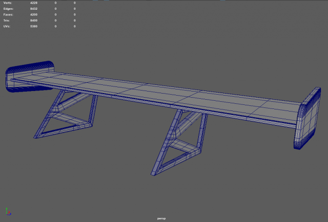 Car Spoiler Pack 01 3D Print Model in Vehicle 3DExport