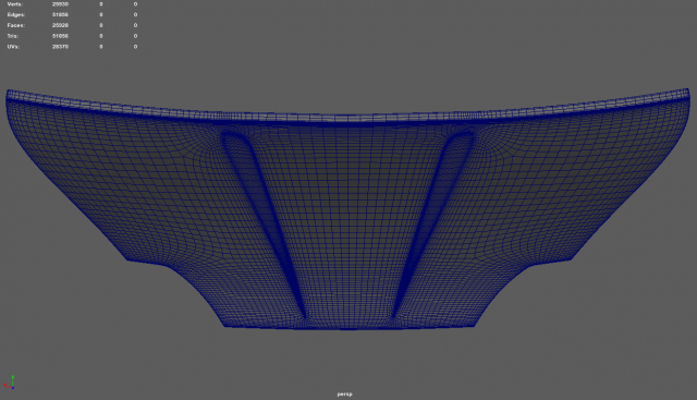 Car Bonnet 04 3D Model in Parts of auto 3DExport