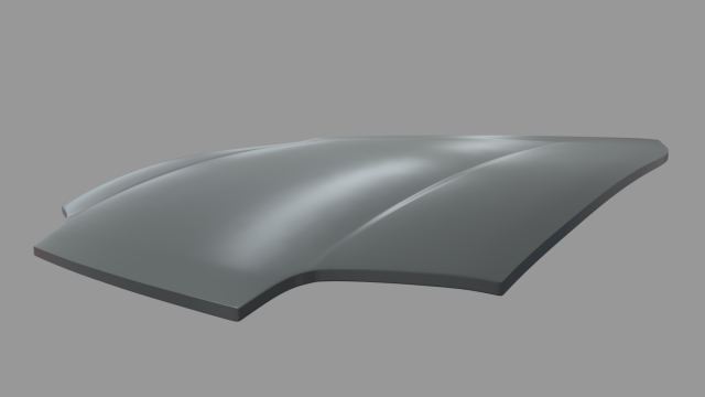 Car Bonnet Toyota Supra 3D Model in Parts of auto 3DExport