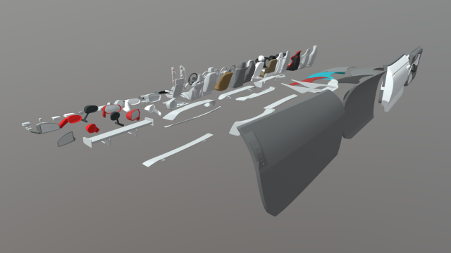 Car Parts Pack 3D Model in Parts of auto 3DExport
