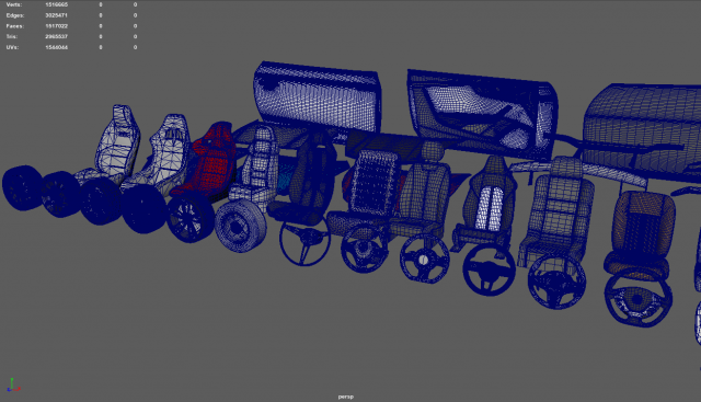 Car Parts Pack 3D Model in Parts of auto 3DExport