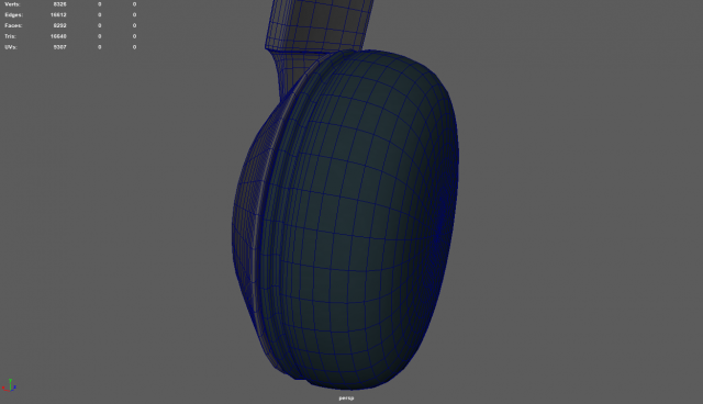 Low Poly Headphones 3D Model in Other 3DExport